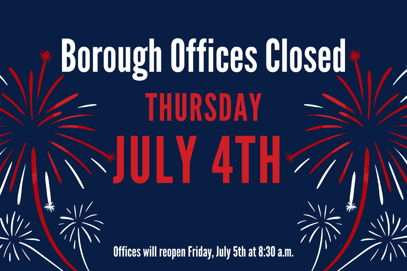 Hightstown Borough – 156 Bank Street, Hightstown, NJ 08520 • 609-490-5100